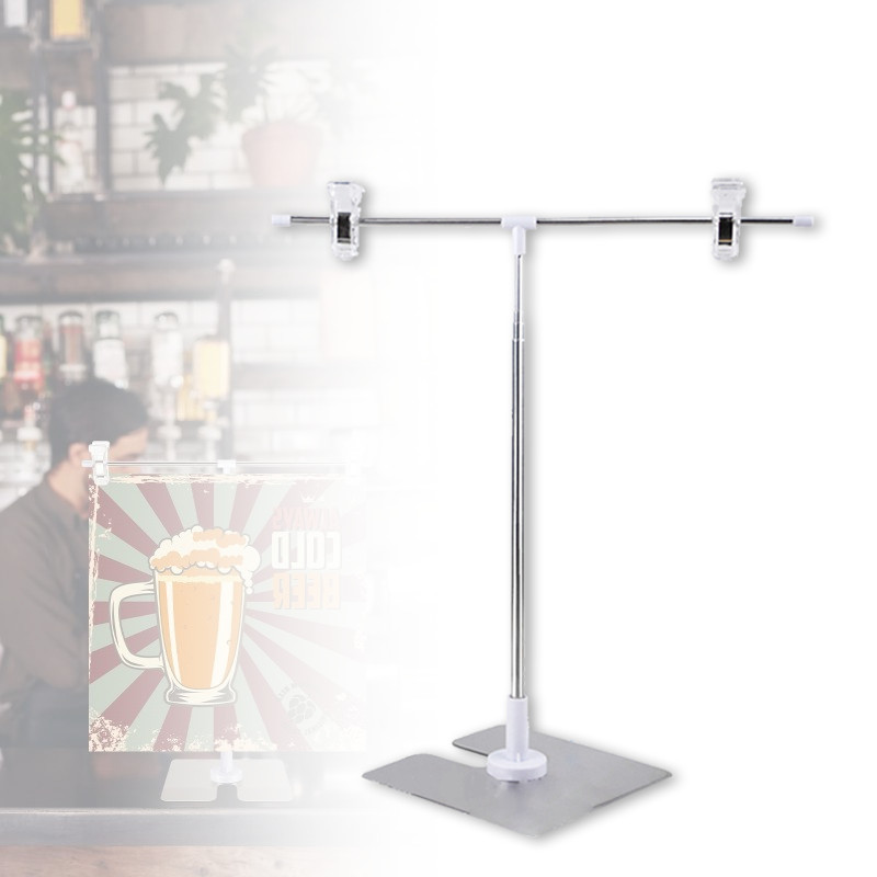 Jual Display Banner Stand Pop Display Meja Universal Tinggi Standing ...