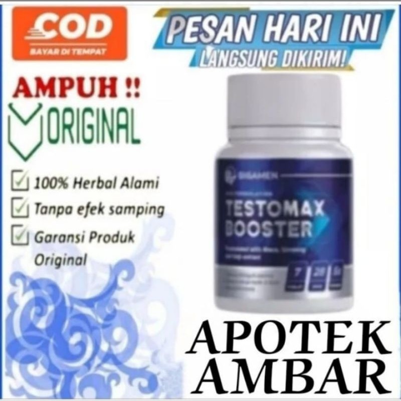 Jual Testomax Booster Original Asli Obat Herbal Penambah Stamina Pria ...
