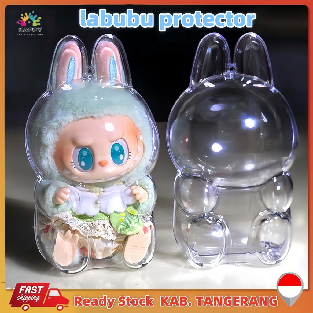 Jual Labubu Acrylic posisi duduk V2 /Casing Labubu V2 V1/pelindung ...