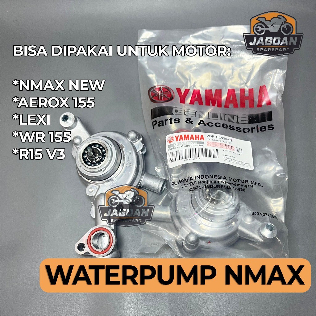 Jual 2DP WATER PUMP WATERPUMP ASSY POMPA RADIATOR N MAX NEW AEROX 155 ...