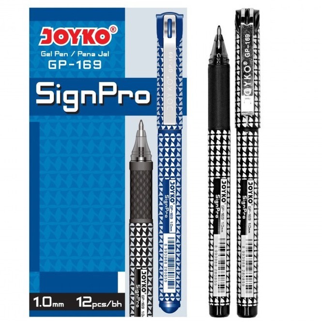 Jual Pulpen Joyko Sign Pro GP-169 Gel Pen 1.0 mm - 1 lusin isi 12 pcs ...