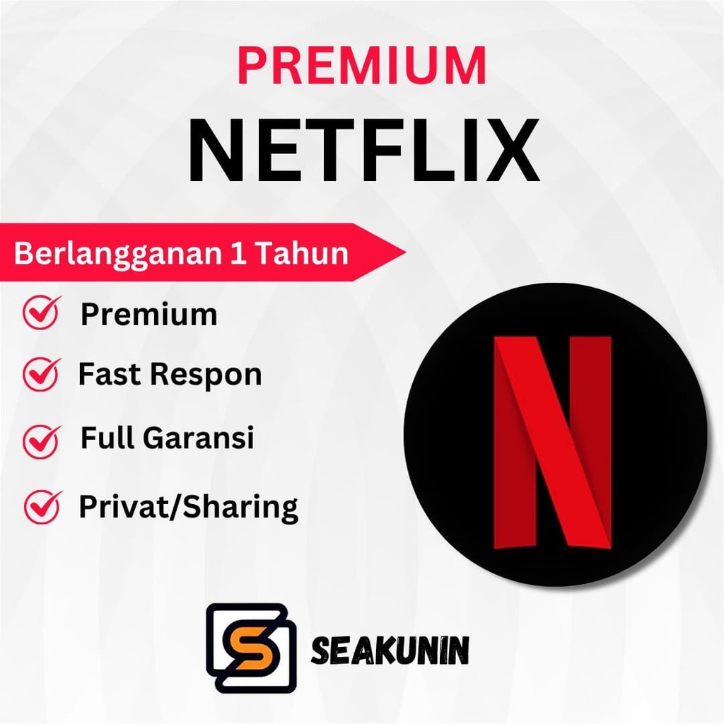 Jual Ntflix Premium 4k UHD 1 Tahun Termurah Tanpa Vpn Anti Hold ...