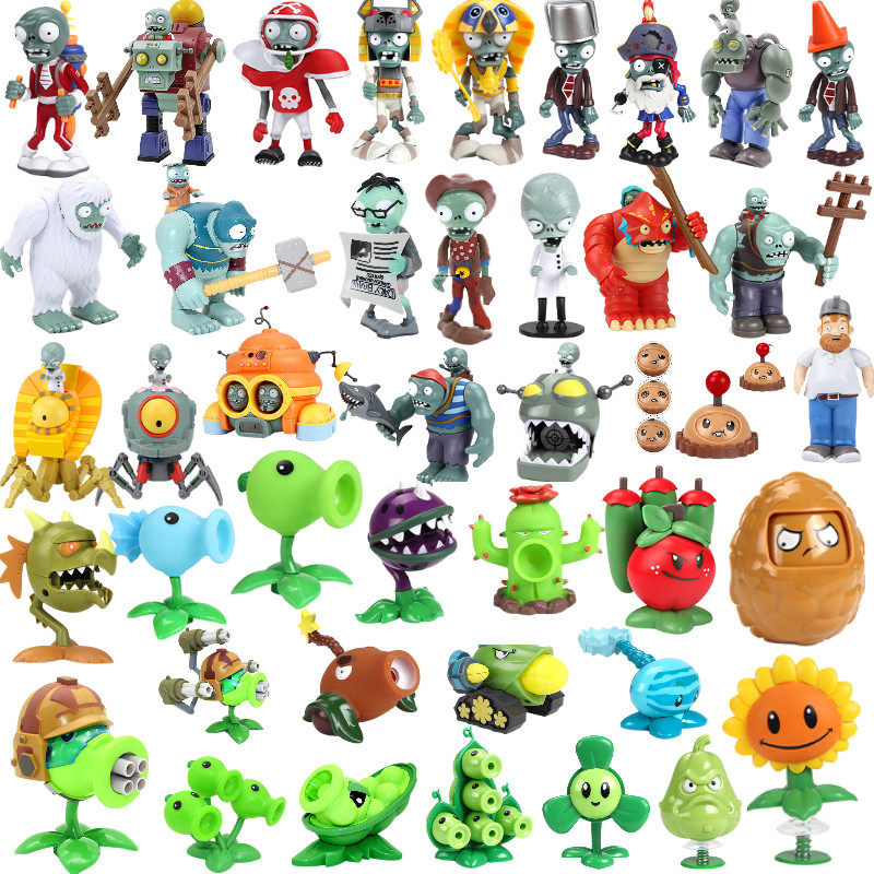 Jual New Plants vs Zombies Figures Dr. Zomboss Peashooter Gargantuar ...