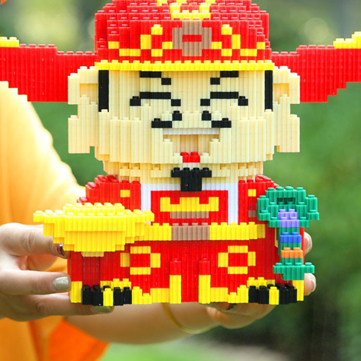 Jual Mainan Nano Block CNY CaiShen Medium Bricks Edukasi Mainan Balok ...