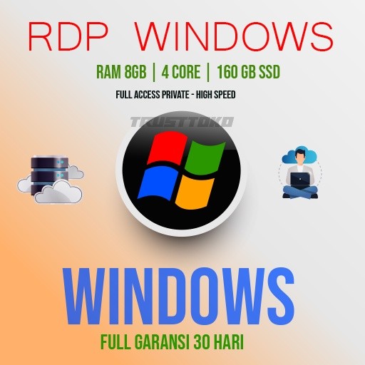 Jual RDP WINDOWS RAM 8GB 4CPU FULL ADMINISTRATOR, FULL GARANSI 30 HARI ...
