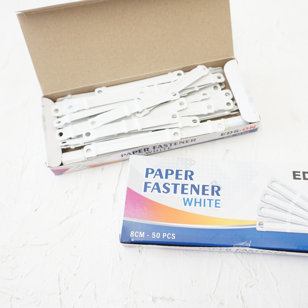 Jual ACCO PUTIH / PAPER FASTENER / ACCO PLASTIK EDS-ON | Shopee Indonesia