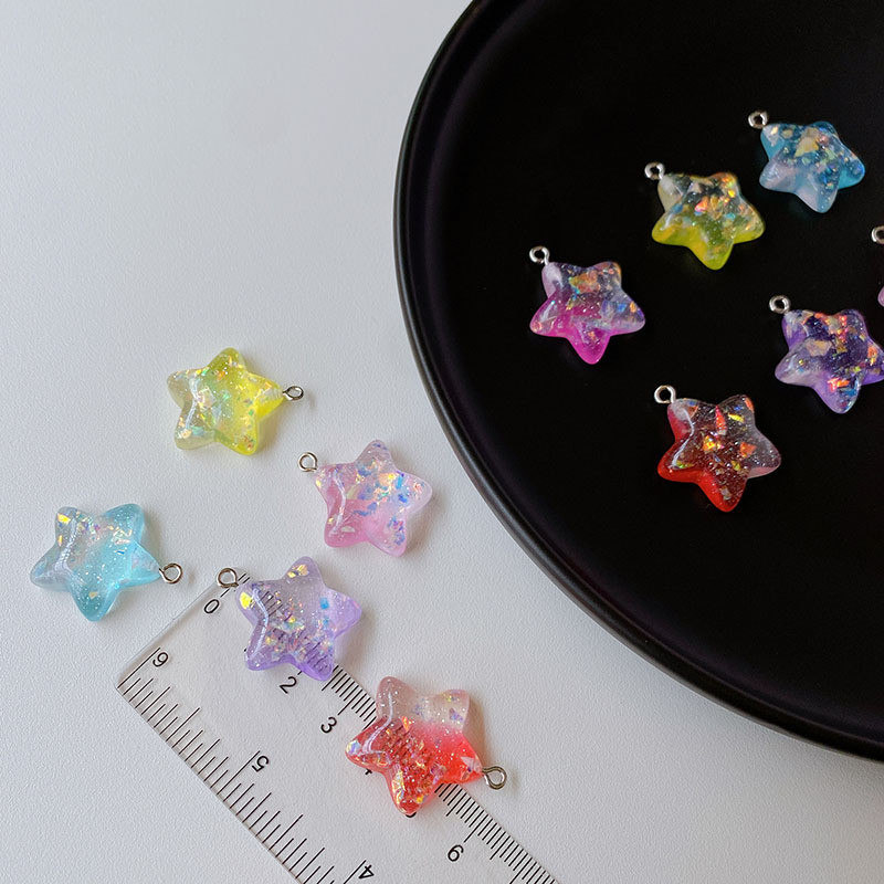 Jual Biizu 1 pcs Charm Liontin Resin - BINTANG STAR | Shopee Indonesia