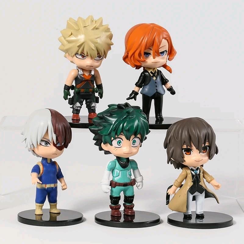 Jual Action Figure Boku no Hero / My Hero Academia Chibi Ver 10cm Izuku ...