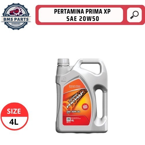 Jual OLI MESIN BENSIN Pertamina PRIMA XP SAE 20W50 4L API SL/ OLI ...