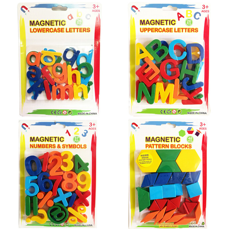 Jual Magnetic Alphabet Letter Plastic Refrigerator Sticker Kid Learning ...