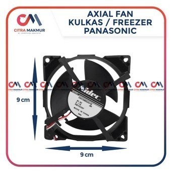 Jual (FS) Axial Fan Kulkas Panasonic 9 cm Soket Besar Kipas Kondensor ...