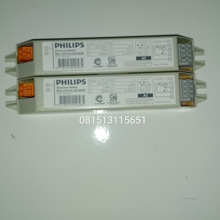 Jual Balas Elektronik EBC-EP Philips 36 watt | Shopee Indonesia