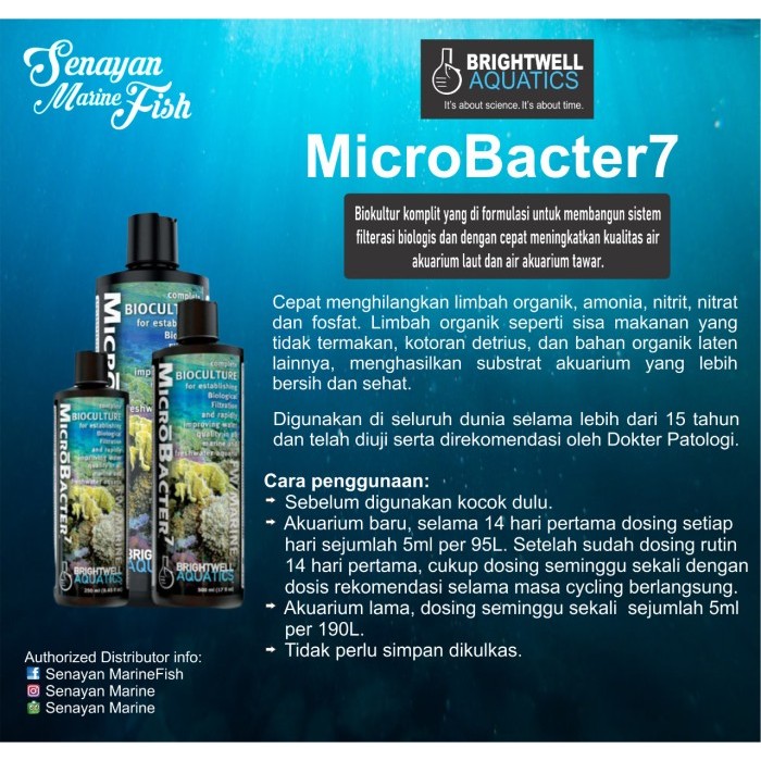 Jual BRIGHTWELL MICROBACTER7 (MB7) 125ml (bakteri komplit) | Shopee ...