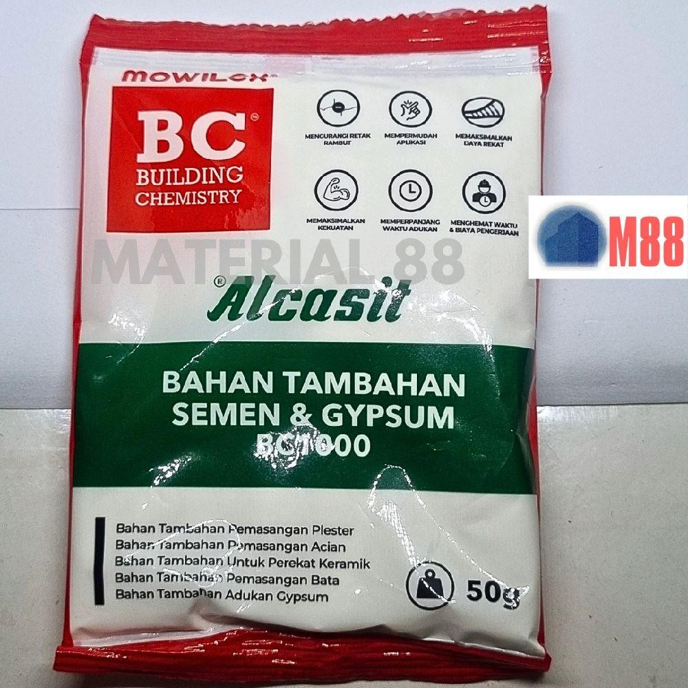Jual Mowilex ALCASIT Bahan Tambahan Semen dan Gypsum BC1000 50 gram ...