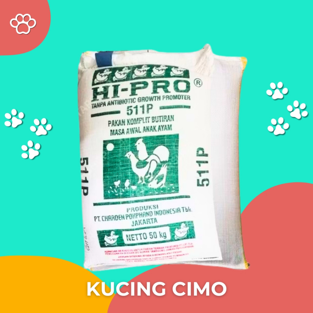 Jual 511 P Pakan Ayam Pedaging Pur Anak Ayam Bebek Ayam Kampung 511-P ...