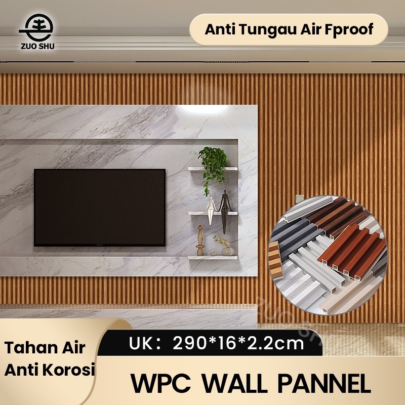 Jual Wood Panel PVC panel board pvc wall panel UK 2.9 meter x 16 cm ...