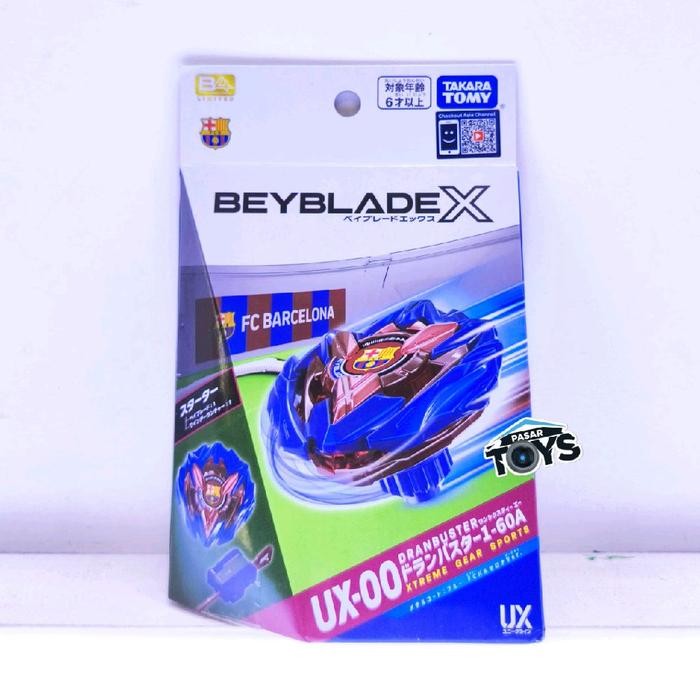 Jual BeybladeX Beyblade X Starter Dran Buster 1-60A (Metal Coat: Blue FC Barcelona Ver.) UX-00 ...