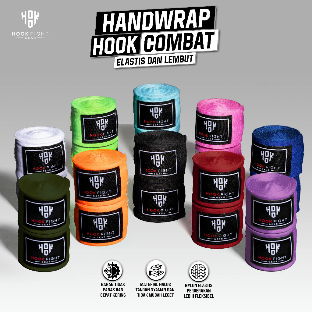 Jual Handwrap Muay Thai Hook, Boxing Wrap Hook, Muay Thai Wrap Hook ...