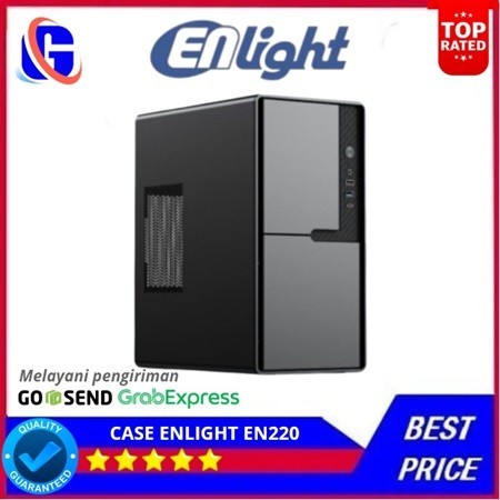 Jual CASE ENLIGHT EN220 + PSU 300W mATX Casing PC Komputer EN 220 ...