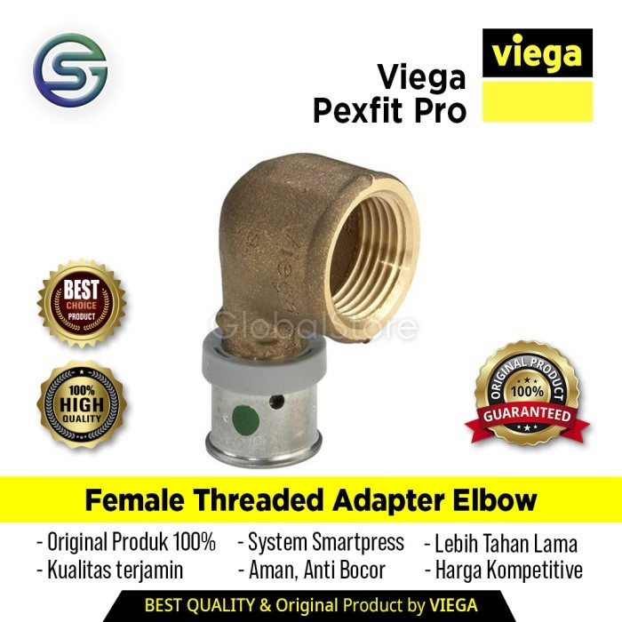 Jual Pexfit Pro FEMALE THREADED ADAPTER ELBOW 16mm 20mm 25mm / Elbow ...