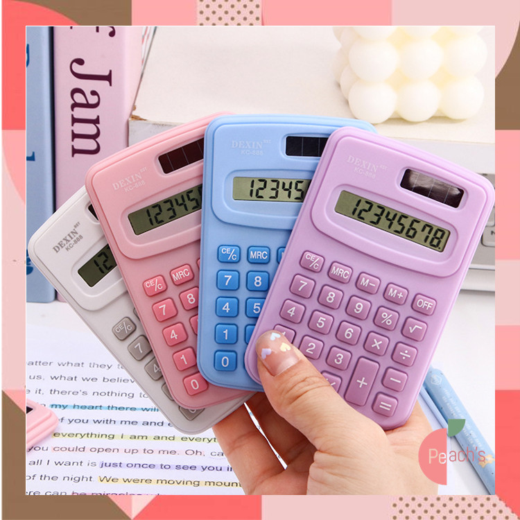 Jual PEACHs - 6483 Pocket Calculator 8 Digit / Kalkulator Saku Desain ...
