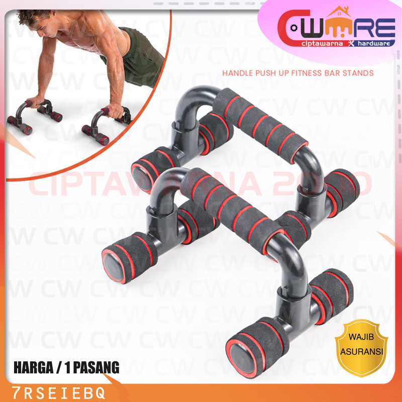Jual Handle Push Up Stand Bar Alat Fitness Gym Pegangan Push Up - BDB ...