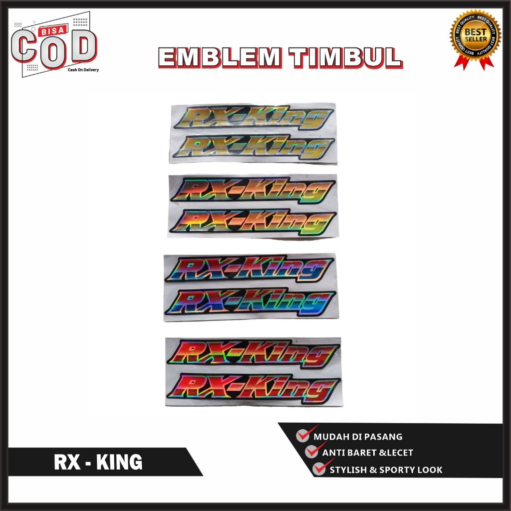 Jual sticker cutting logo Rx King Timbul motor Sticker Potong Motor ...