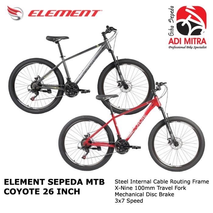 Jual Element Coyote [26 Inch] Sepeda MTB 3x7 Speed | Shopee Indonesia