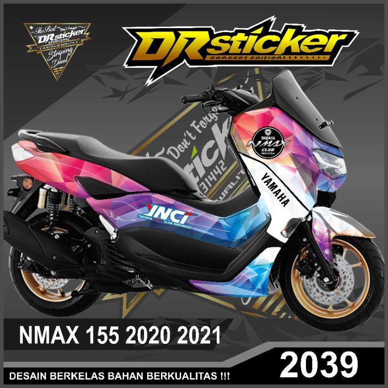 Jual Decal Nmax 155 New 2020 2021 - Decal full Body Nmax desain grafis ...