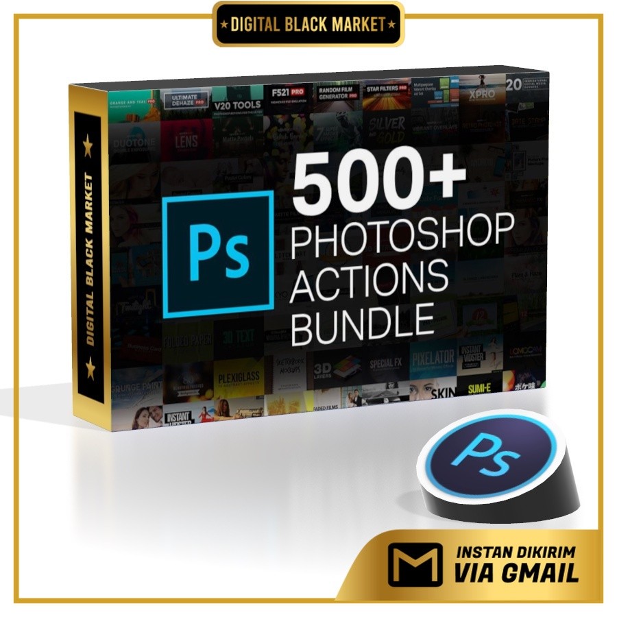 Jual 500+ Action Bundle 90% Off - Photoshop Action | Shopee Indonesia