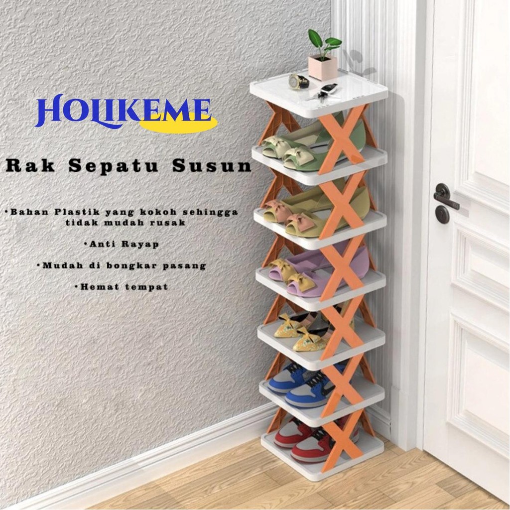 Jual Rak Sepatu X Tempat Rak Sepatu Susun Rak Sendal Tempat Sendal rak ...
