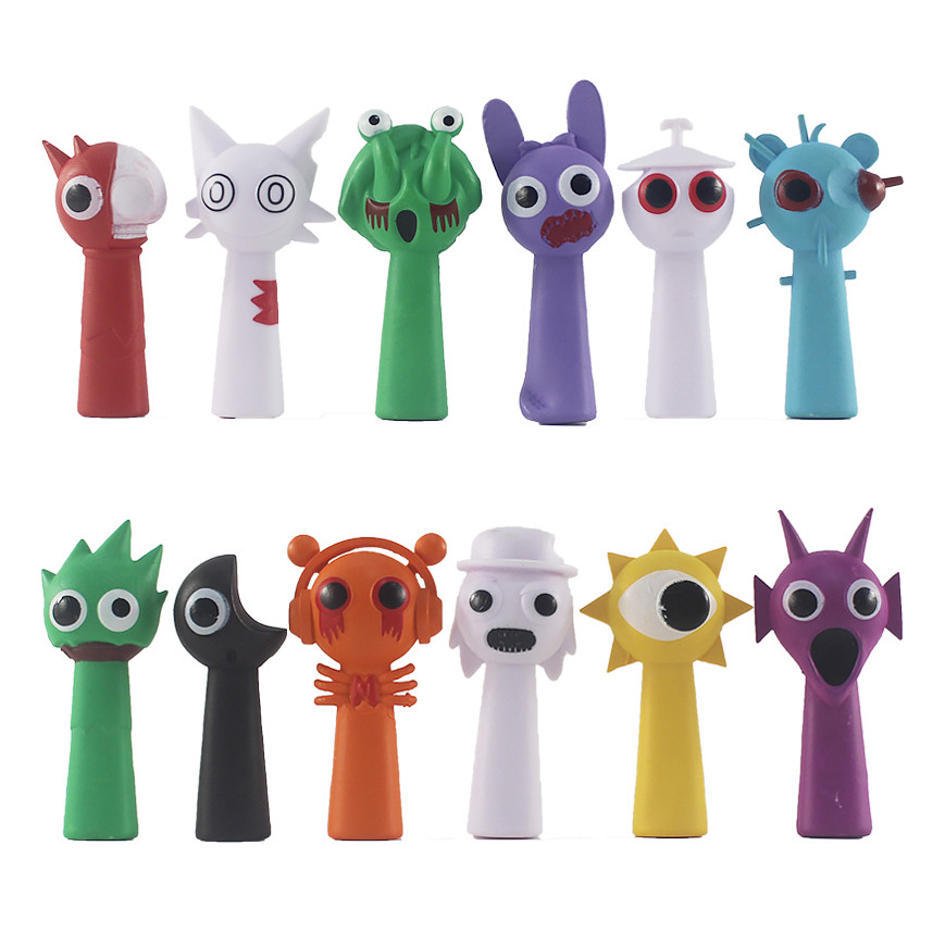 Jual Hot 12pcs Sprunki Figure Game Model Juguetes 7cm PVC Sprunky ...