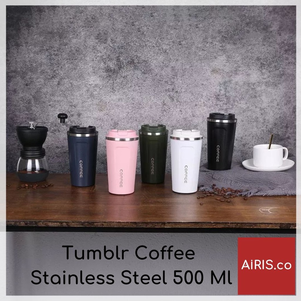 Jual Tumblr Coffee Stainless Steel 500 ml | Shopee Indonesia