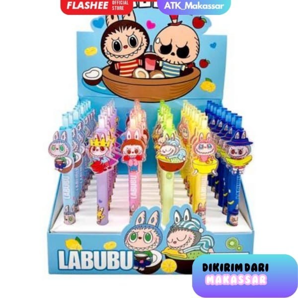 Jual Pen Labubu Pen Mekanik Karakter Labubu Viral Bolpoin Mekanik ...