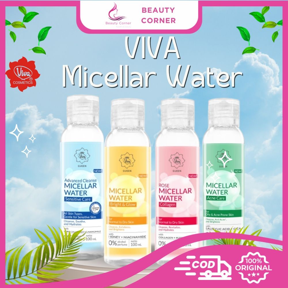 Jual Viva Queen Cleansing Micellar Water Series - 100ml | Shopee Indonesia