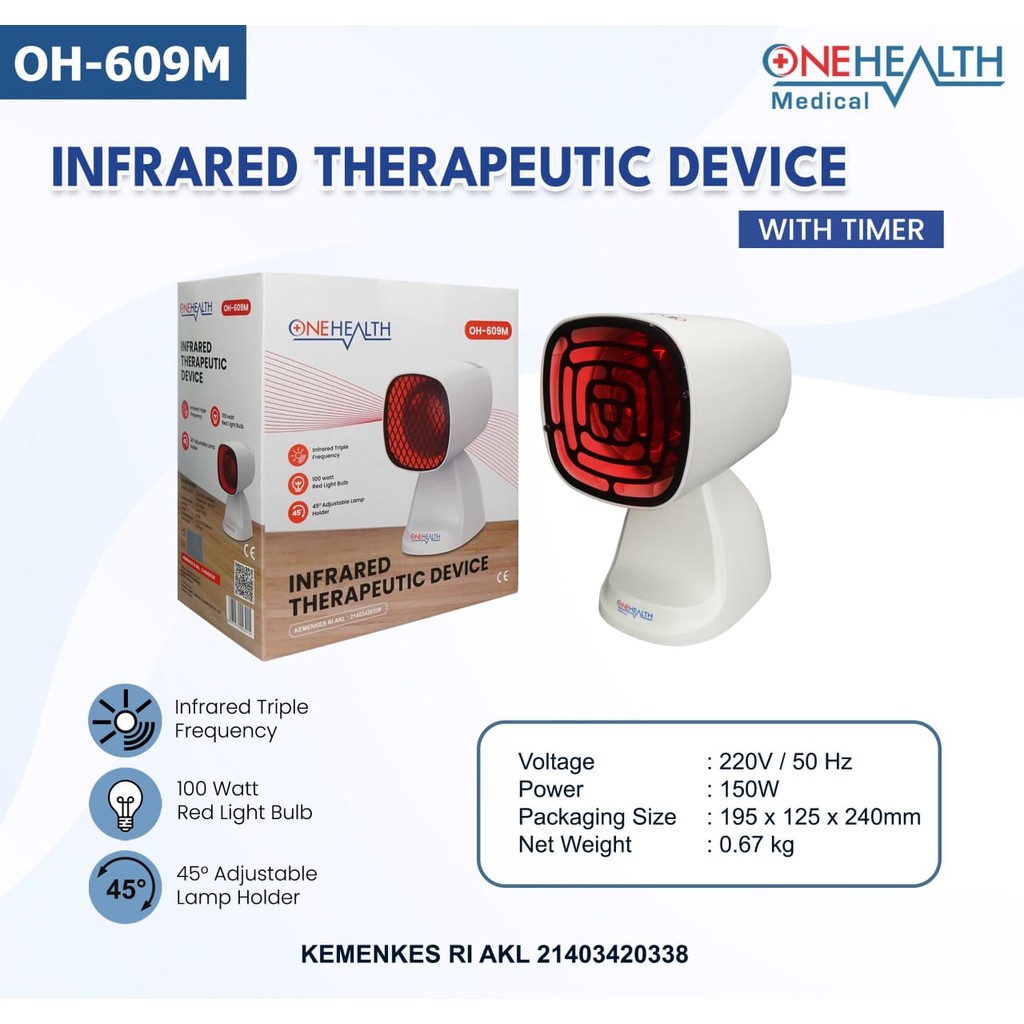 Jual Onehealth Infrared Therapeutic Device OH-609M Alat Terapi Infra ...