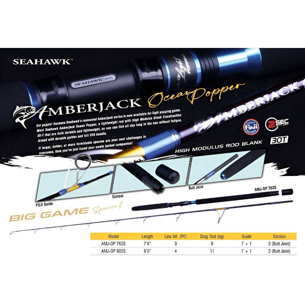 Jual JORAN SEAHAWK POPPING AMBERJACK OCEAN POPPER | Shopee Indonesia