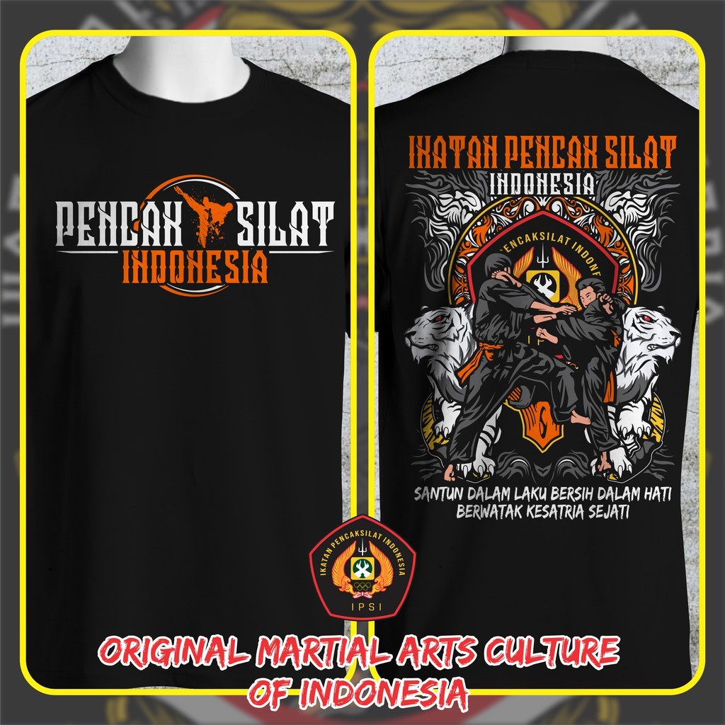 Jual Kaos Pencak Silat IPSI distro Fighter BY Trident.Store | Shopee ...