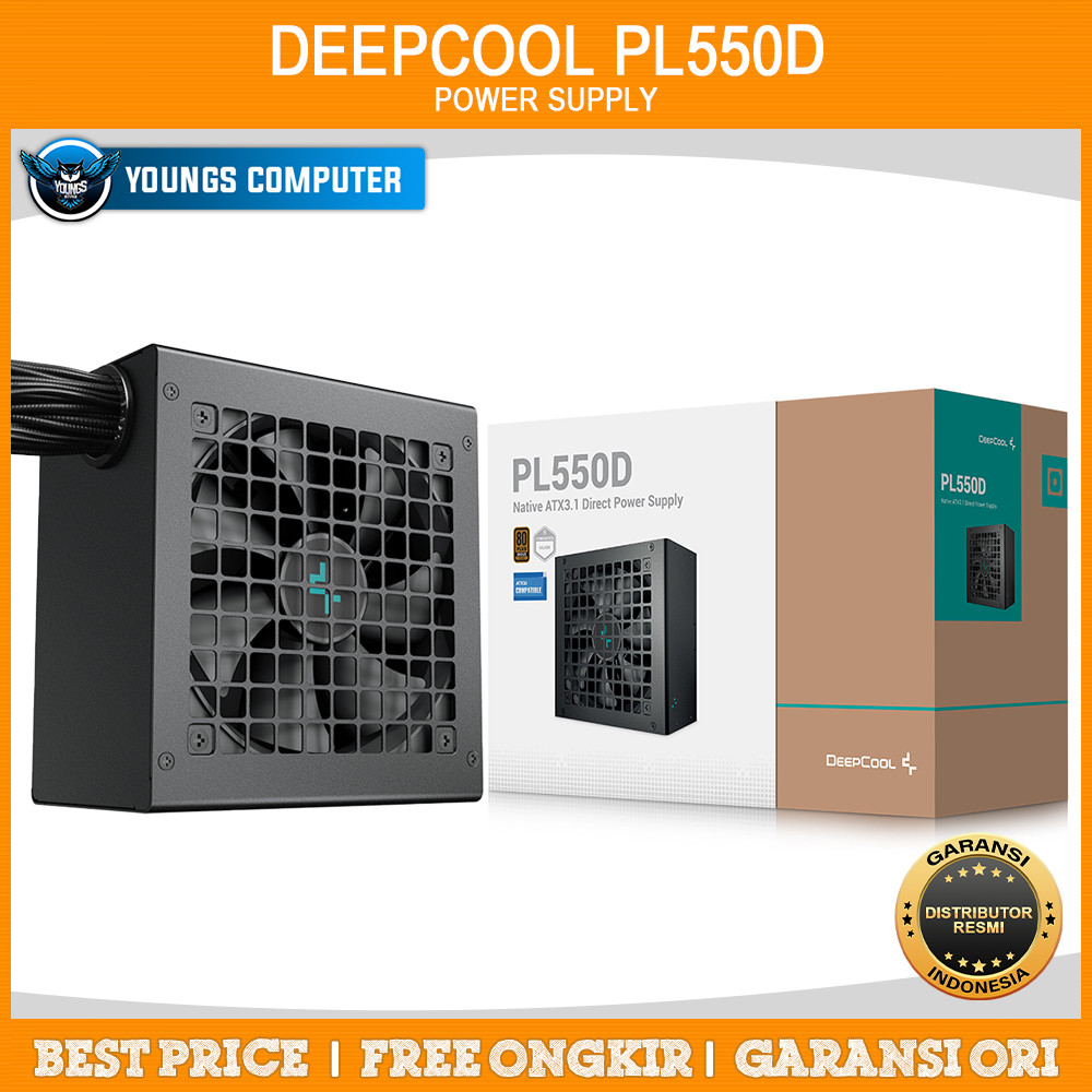 Jual PSU DEEPCOOL PL550D 550W 80+ Bronze ATX 3.0 - Power Supply 550 ...