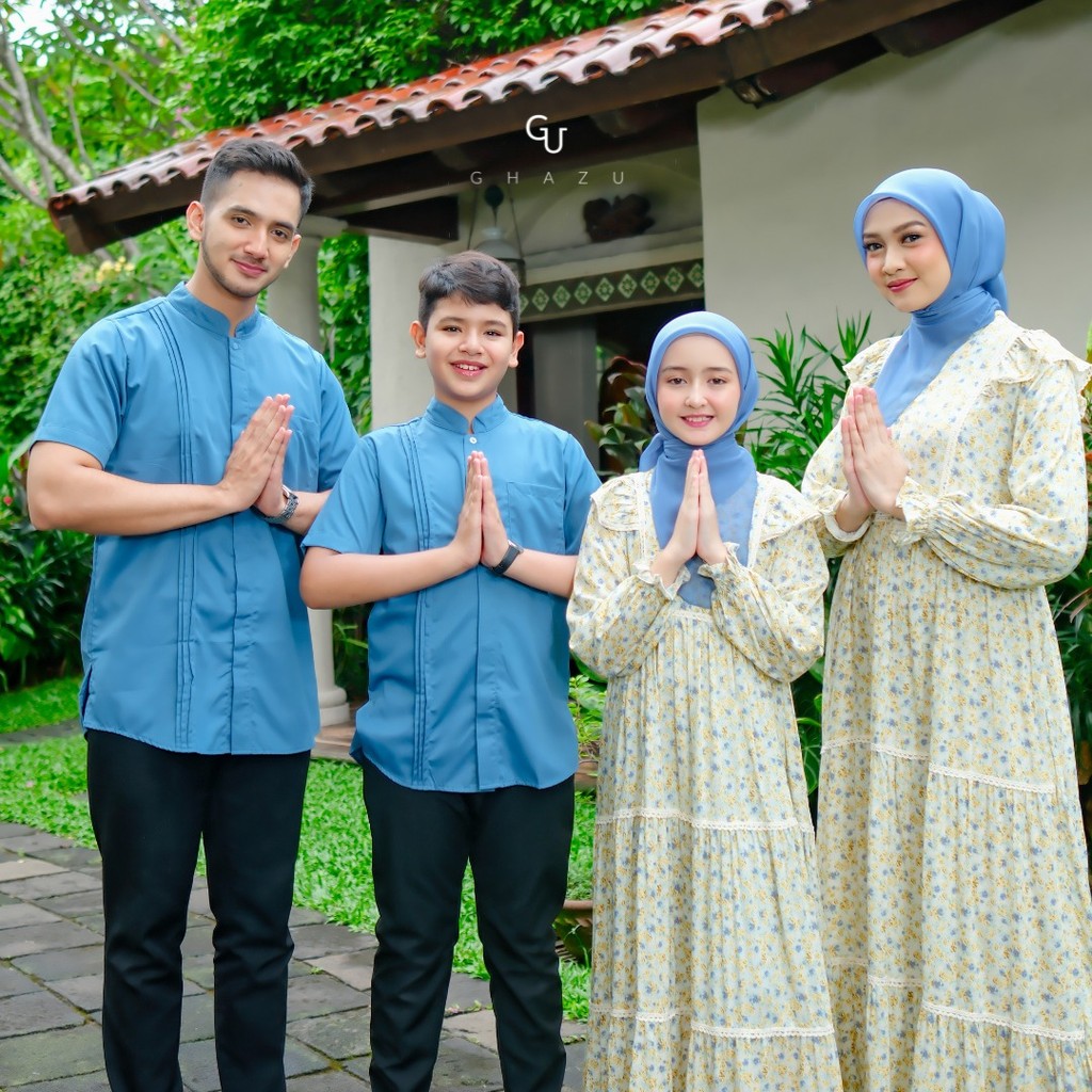 Jual Ghazu Lily Family Set Baju Couple Keluarga Sarimbit Lebaran 2025 ...