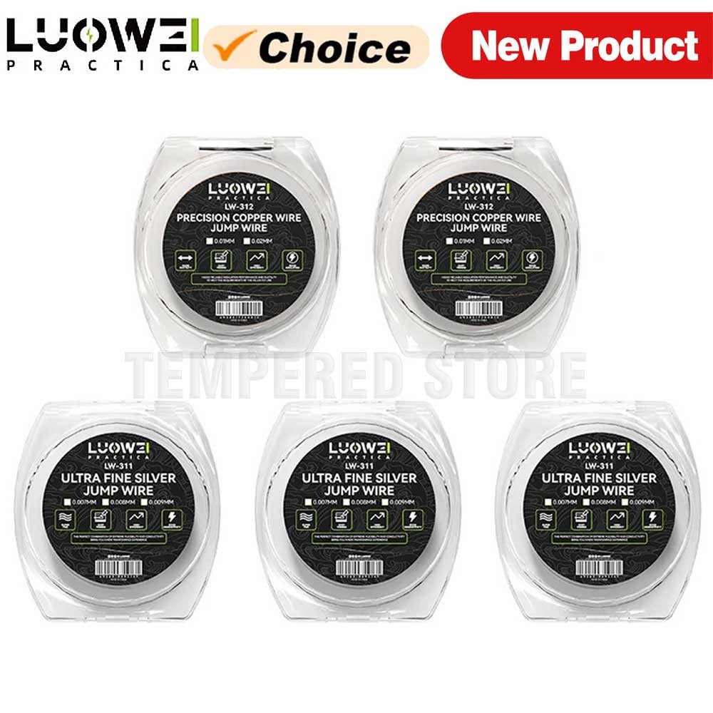 Jual Luowei 200m Silver/Copper Jumper Wire PCB Repairing Jump Link For ...