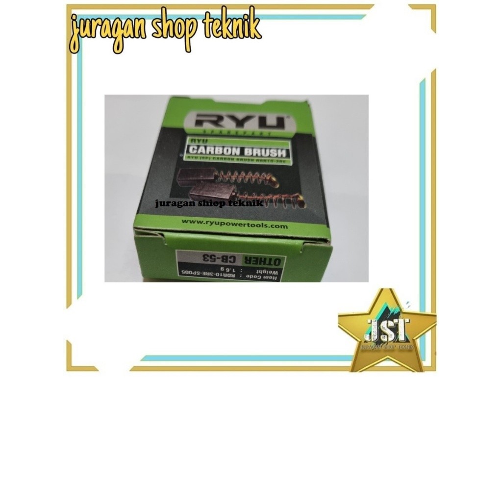 Jual CARBON BRUSH RYU RDR10-3RE ARENG MESIN BOR 10MM RYU RDR 10-3 RE ...