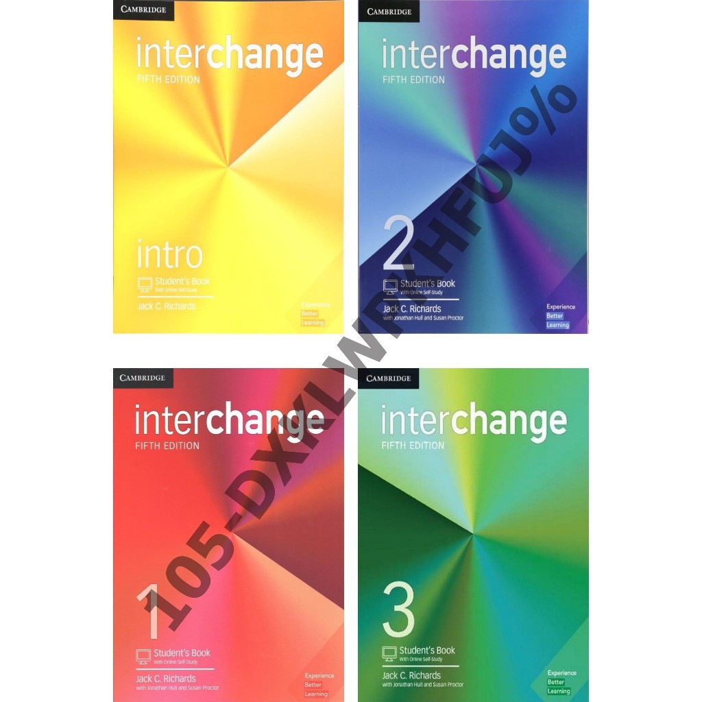 Jual Cod / Interchange Fifth Edition Student Book Intro/1/2/3/ Warna ...