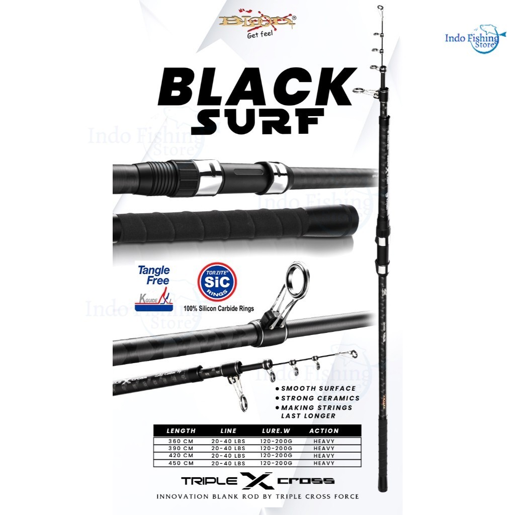 Jual JORAN PANCING SURF BLOOD BLACK SURF - FREE Packing | Shopee Indonesia