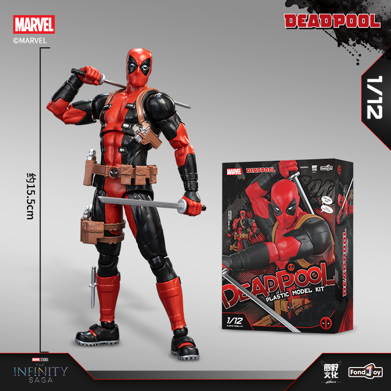 Jual 1/12 Fondjoy MV24202 Marvel Deadpool Model Kit Original | Shopee ...