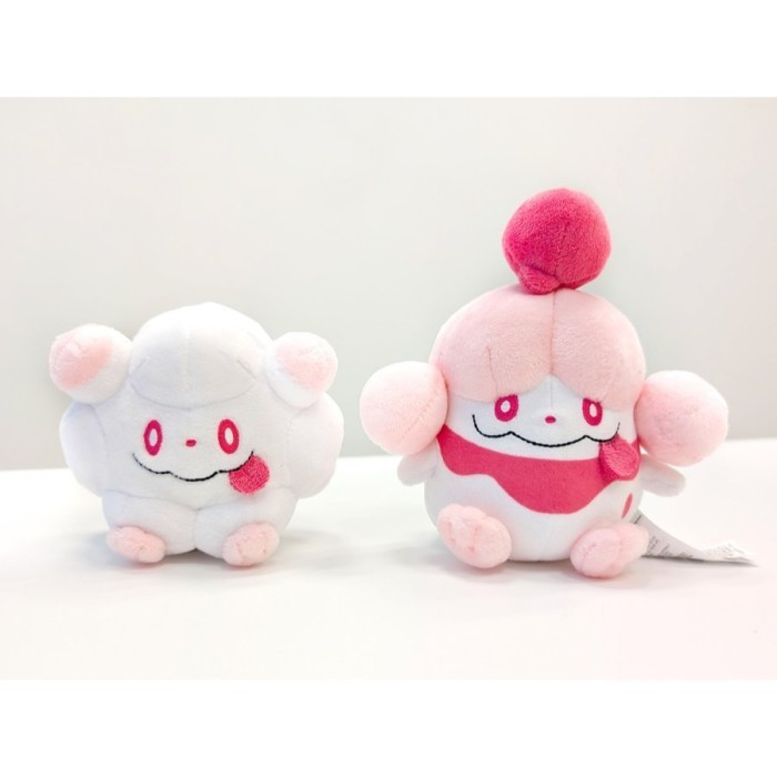 Jual ORIGINAL Pokemon Center Fit Plush Toy Boneka Swirlix Slurpuff Gen ...