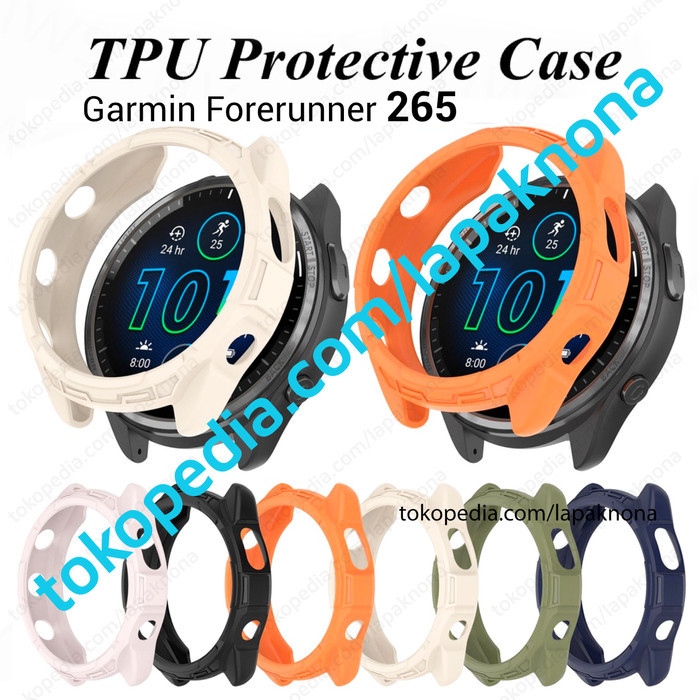 Jual TPU Case Garmin Forerunner 265 46MM Bumper Casing Soft Cover ...