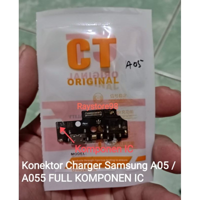 Jual Fleksibel Charger Samsung A05 / A055 ORIGINAL FULL KOMPONEN IC Flexible Flexibel Konektor ...