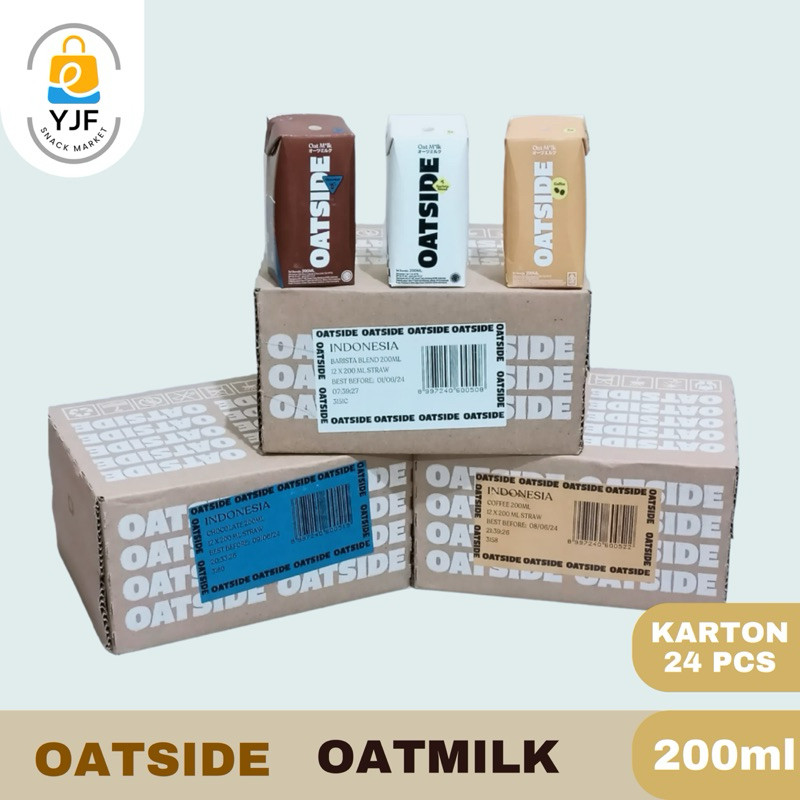 Jual Oatside Oatmilk Susu Oat DUS 200ml X 24PCS / Barista Blend / Choco ...