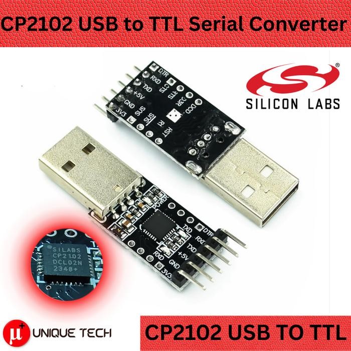 Jual CP2102 USB TO TTL SERIAL CONVERTER MODULE CP 2102 SILABS DTR 6Pin 6 Pin KONVERTER ADAPTER ...